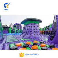 China Insane Giant Inflatable 5K Run Obstacle Course Shipping Way By Sea/By Air/By Express for sale