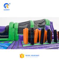 China Insane Giant Inflatable 5K Run Obstacle Course Shipping Way By Sea/By Air/By Express for sale
