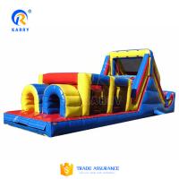 China Karry-ZA Hire Wipeout Obstacle Inflatable Kids Obstacle Course for sale