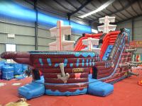 China Ex- Commercial Inflatable Pirate Ship Slide Water Slide for Fun 8.6x4m or Custom Size for sale