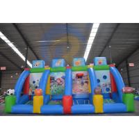 China Customized Large 4 in 1 Inflatable Carnival Sports Challenge Game for Rental Business for sale