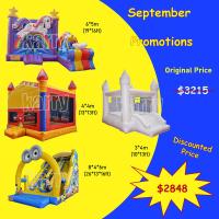 China September Inflatable Castles Package Jumping Castle with Customized Color and Blower for sale