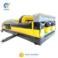 China 30' Inflatable Obstacle Course for Adults and Kids Customized Run Jump Challenge for sale