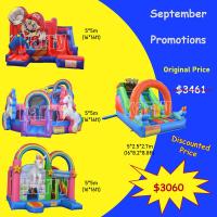 China September Inflatable Castles Package Jumping Castle with Customized Color and Blower for sale