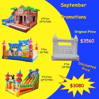 China September Inflatable Castles Package Jumping Castle with Customized Color and Blower for sale