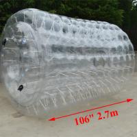 China Yellow or Customized Color Airtight Inflatable Water Rolling Ball for Outdoor Exercise for sale