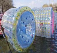 China Yellow or Customized Color Airtight Inflatable Water Rolling Ball for Outdoor Exercise for sale