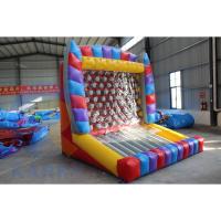 China Customized Orange Inflatable Sports Game for Family Carnival Shoot and Score Fun for sale