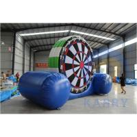 China Large Interactive Inflatable Human Sports Football Dartboard Soccer Darts Board Games for sale