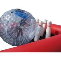China Features PORTABLE Human Sized Hamster Ball TPU Inflatable Bubble Zorb Ball for Bowling for sale