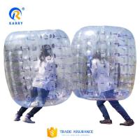China PVC Human Sized Soccer Bubble Ball at Amusement Park with CE Blower Repair Accessories for sale