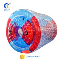 China Colorful TPU Zorb Ball Water Rollers Inflatable Fun Roller Games for Adults and Kids for sale