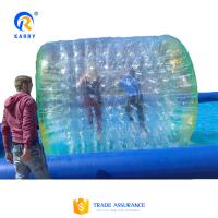 China Colorful TPU Zorb Ball Water Rollers Inflatable Fun Roller Games for Adults and Kids for sale