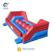 China Big Balls Inflatable Wipeout Course Customized Obstacle Course Equipment for Adults for sale