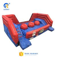 China Big Balls Inflatable Wipeout Course Customized Obstacle Course Equipment for Adults for sale