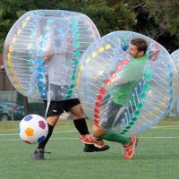 China CE 220v or 110v Inflatable Toy PVC/TPU 1.5m Diameter Transparent Bumper Ball for Kids for sale