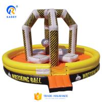 China Design Outdoor Inflatable Wrecking Ball Game Interactive Sports Game With Certificate for sale