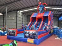 China Inflatable Slide for Kids Game Commercial PVC Outdoor Inflatable Jumping Slide for sale