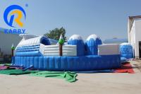 China Enjoy Indoor Water Fun with 5-10 Passenger Inflatable Water Slide and Large Round Pool for sale