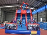 China Inflatable Slide for Kids Game Commercial PVC Outdoor Inflatable Jumping Slide for sale