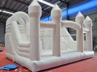 China Indoor Slide Toddler White Bounce House for Party Wedding Inflatable Bouncy Castle Combo for sale
