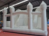 China Indoor Slide Toddler White Bounce House for Party Wedding Inflatable Bouncy Castle Combo for sale