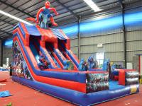China Inflatable Slide for Kids Game Commercial PVC Outdoor Inflatable Jumping Slide for sale