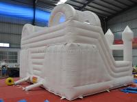 China Indoor Slide Toddler White Bounce House for Party Wedding Inflatable Bouncy Castle Combo for sale