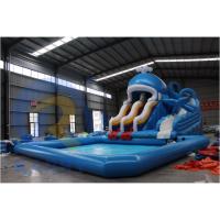 China CE Blower and Repair Accessories Included Inflatable Water Park with Shark Slide for sale