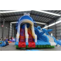 China CE Blower and Repair Accessories Included Inflatable Water Park with Shark Slide for sale