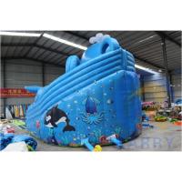 China CE Blower and Repair Accessories Included Inflatable Water Park with Shark Slide for sale