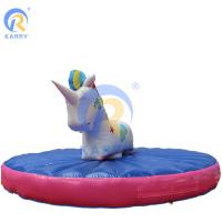 China Commercial Bouncy Mechanical Rodeo Bull Riding Machine Inflatable Bull Ride for Adults for sale