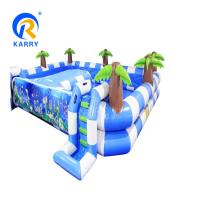 China 14 Years up PVC Inflatable Above Ground Easy Set Swimming Pool with Bounce Slide House for sale