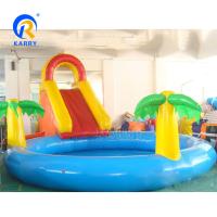 China 14 Years up PVC Inflatable Above Ground Easy Set Swimming Pool with Bounce Slide House for sale