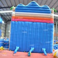 China Family Party Amusement Equipment Digital Printing Dinosaur Slide Inflatable Castle for sale