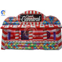 China Inflatable Game Stall Party Booth Tent with 4 in 1 Table Top Games and PVC Material for sale