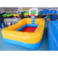 China Style Backyard Inflatable Swimming Pool with 0.9mm PVC Kids Pool and Basketball Hoop for sale