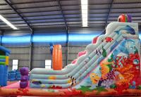 China Blower Repair Kits Package Bag Included 9x4.5m Inflatable Slide for Children's Party for sale