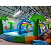 China Kids and Adults Inflatable Tent Water Pool with Sun Cover Made of PVC Material for sale