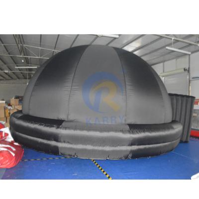 China Waterproof and Airtight Commercial Black Inflatable Dome Tent for Party at Night Club for sale