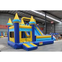 China Customize Accepted PVC Vinyl Tarpaulin Inflatable Bouncy Castle with Pool and Slide for sale