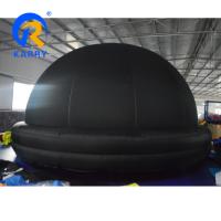 China Waterproof and Airtight Commercial Black Inflatable Dome Tent for Party at Night Club for sale