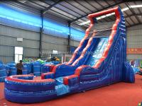 China Commercial Inflatable Water Toys 9x3m or Custom Size Water Park with Pool and Slides for sale