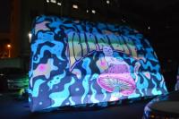 China Outdoor Playground Colorful Led Inflatable Tunnel Entrance Tent for Event Promotion for sale