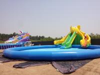 China Design Durable Inflatable Water Slide and Pool for Children's Entertainment for sale