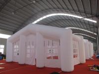 China 20*10m Customized Inflatable White Wedding Tent for Outdoor Playground and Parties for sale