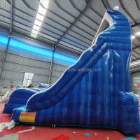 China Small Size Inflatable Water Park with Double Slip N Slide Indoor and Outdoor Water Fun for sale