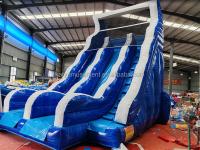 China Small Size Inflatable Water Park with Double Slip N Slide Indoor and Outdoor Water Fun for sale