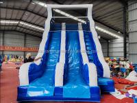 China Small Size Inflatable Water Park with Double Slip N Slide Indoor and Outdoor Water Fun for sale