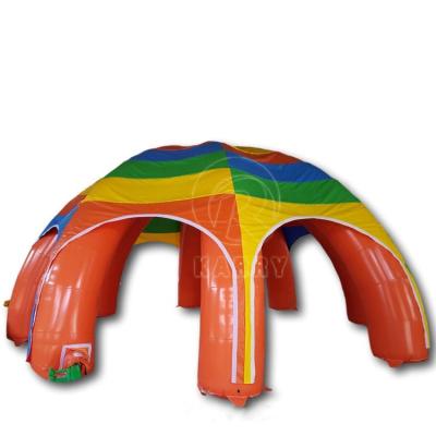 China Custom Advertising Inflatable Dome Tent with Hand Painted Printing and Accessories for sale